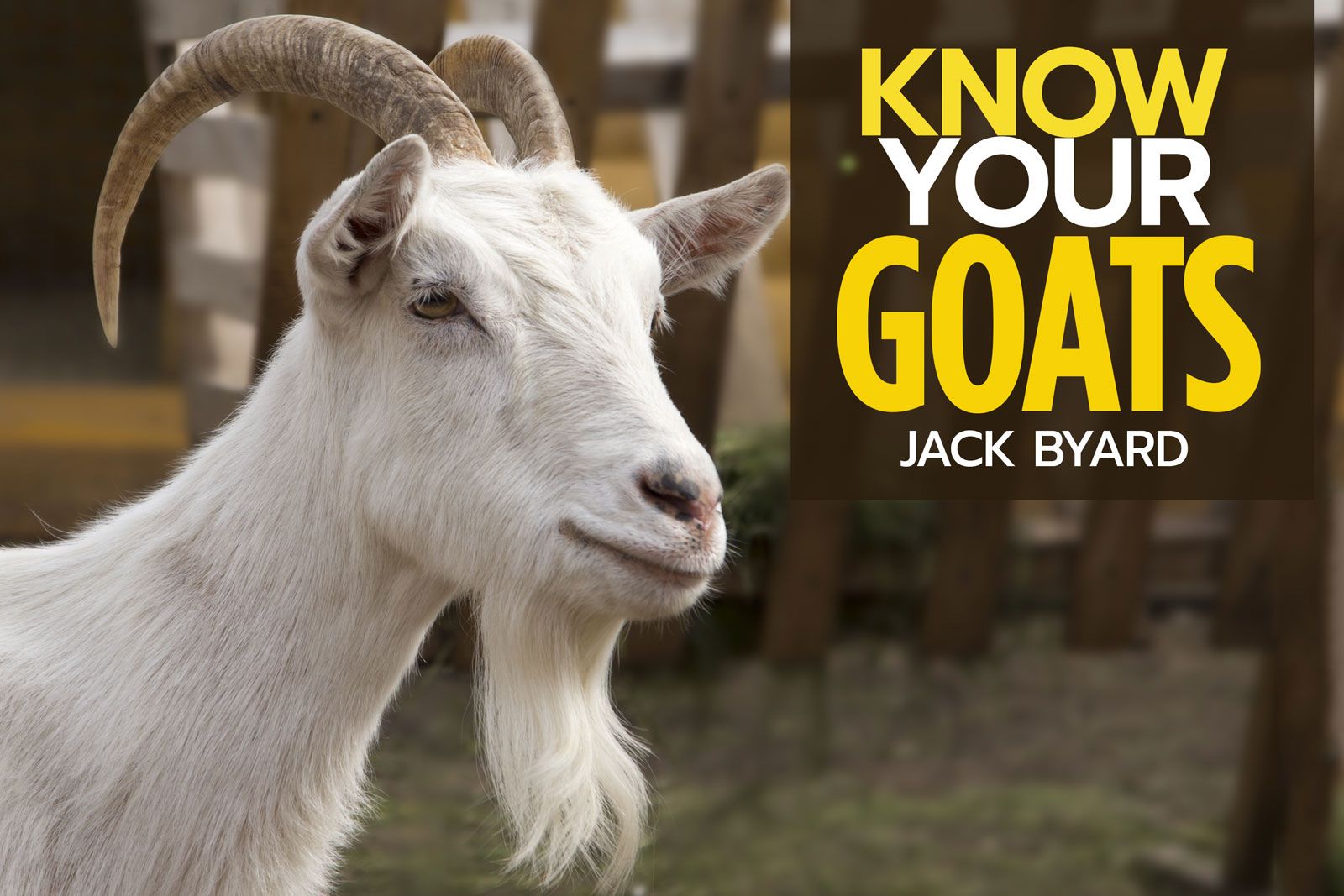 Know Your Goats. Nataraj Books